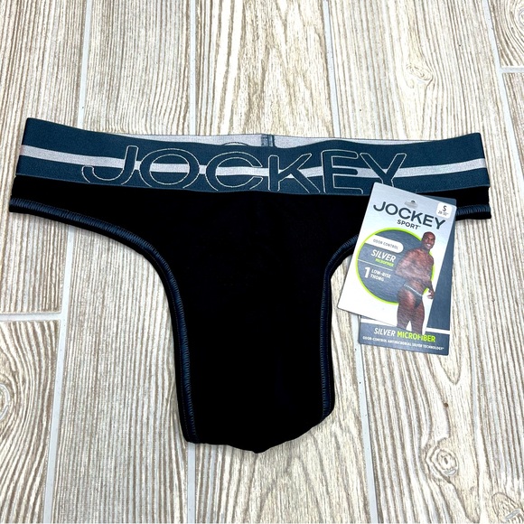 Jockey | Underwear & Socks | Mens Jockey Sport Silver Microfiber Thong ...